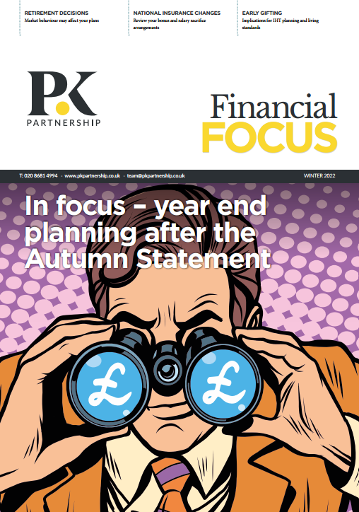 Financial Focus: Winter 2022 - PK Partnership | Chartered Independent ...